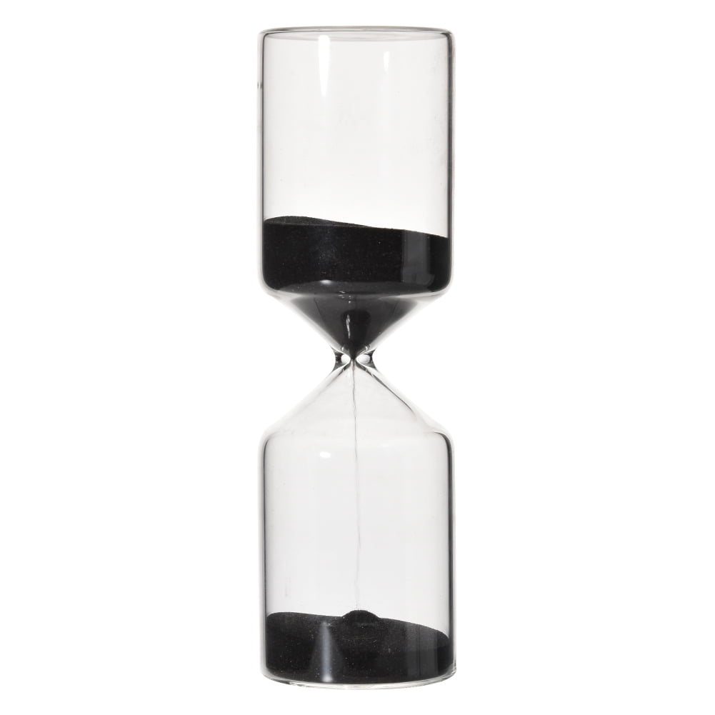 30 Minutes Hourglass,Cylinder Shape Sand Clock Sand Timer Glass Home ...