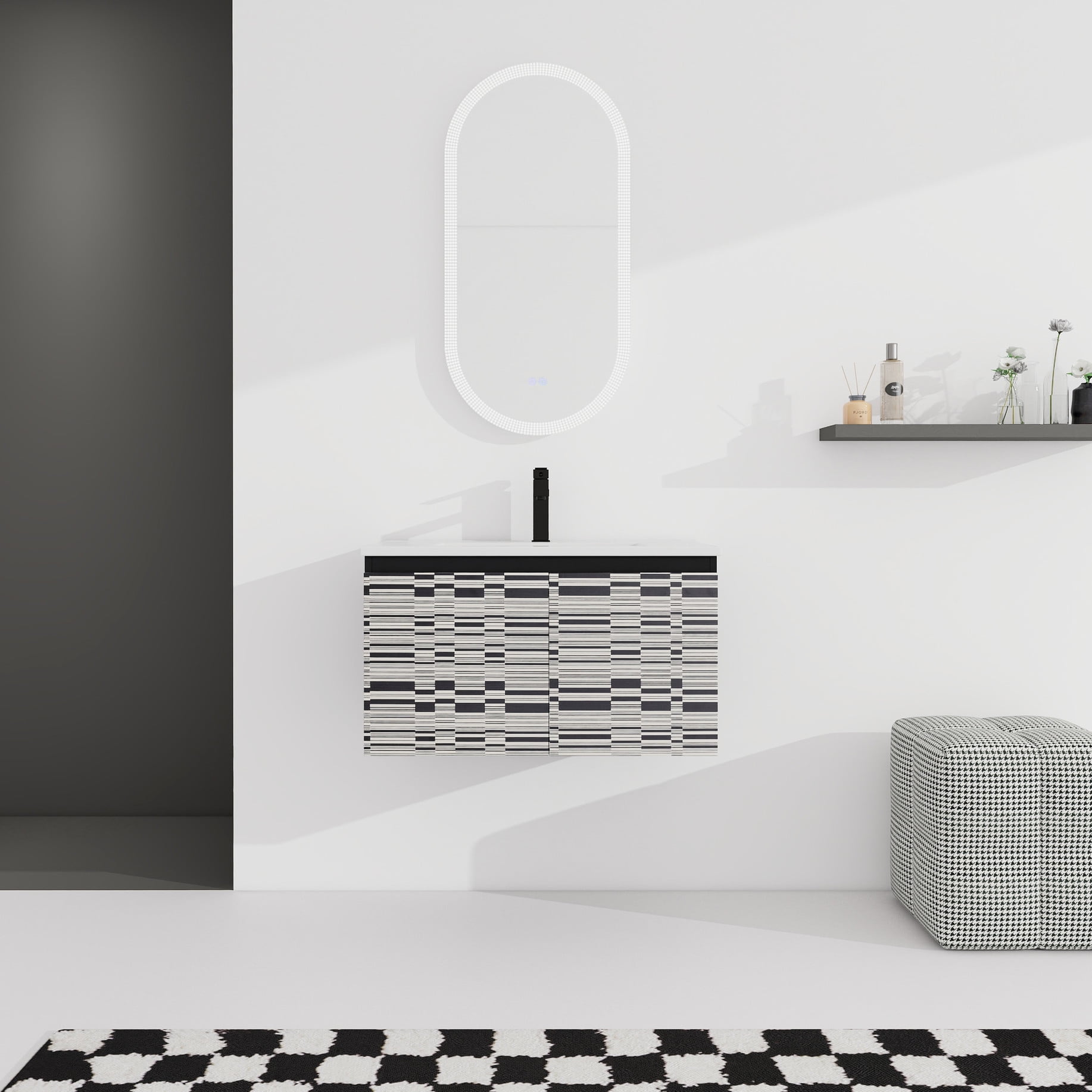 30'' Modern Vanity Set | Scratch & Water-Resistant Plywood | Quiet Soft ...