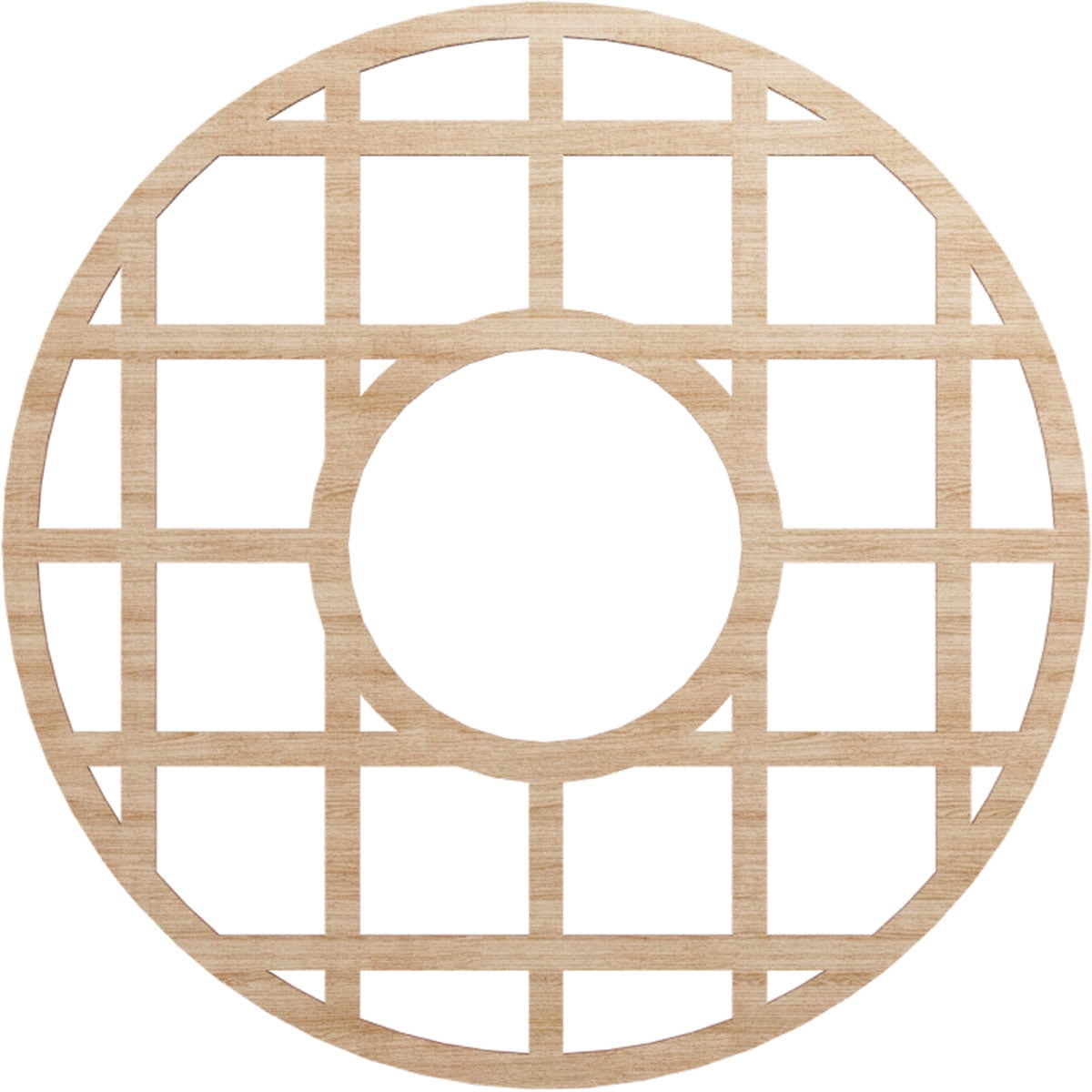 30"OD x 10 7/8"ID x 3/8"T O'Neal Wood Fretwork Pierced Ceiling ...