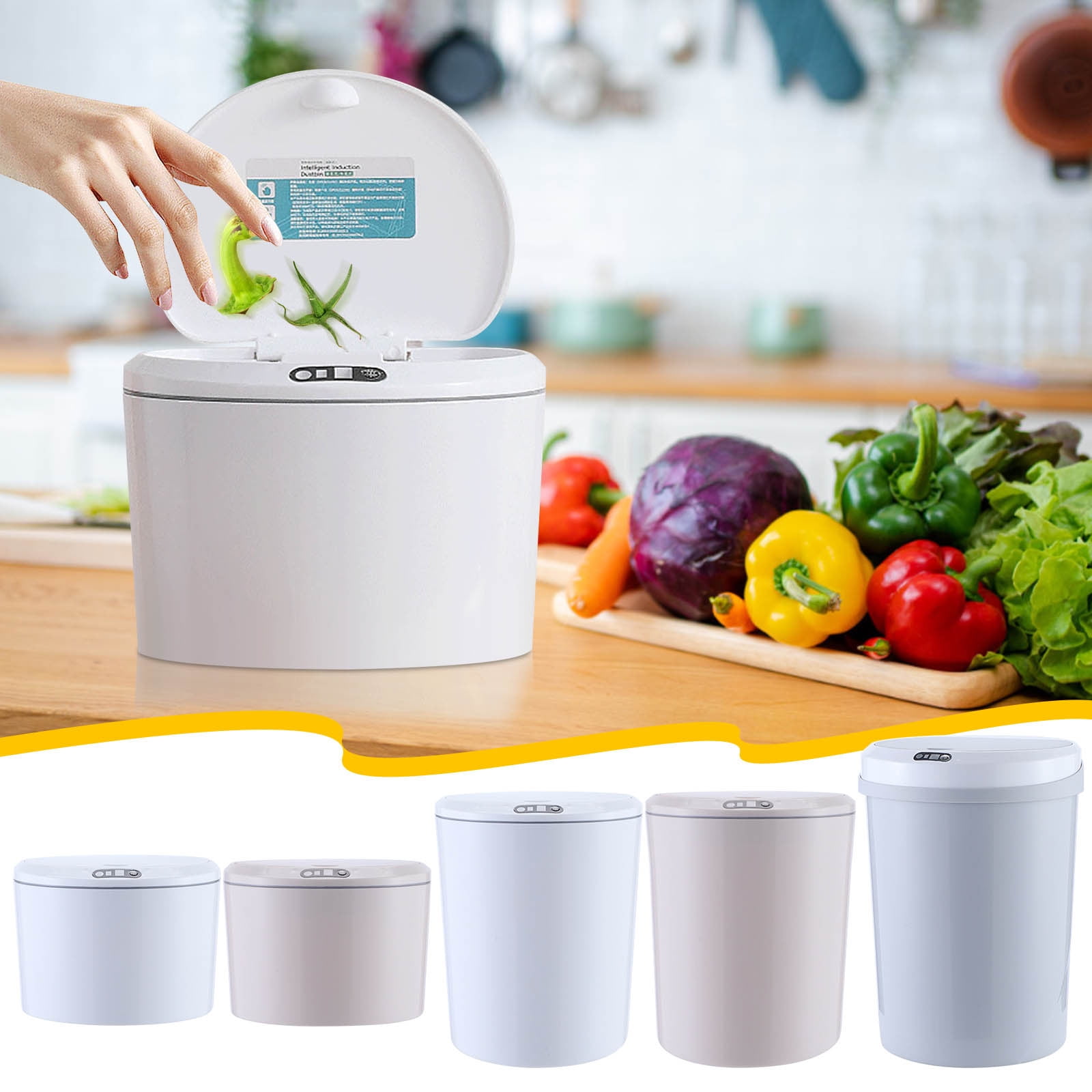 Up to 30% OFF, Household Multifunctional Intelligent Induction Garbage ...