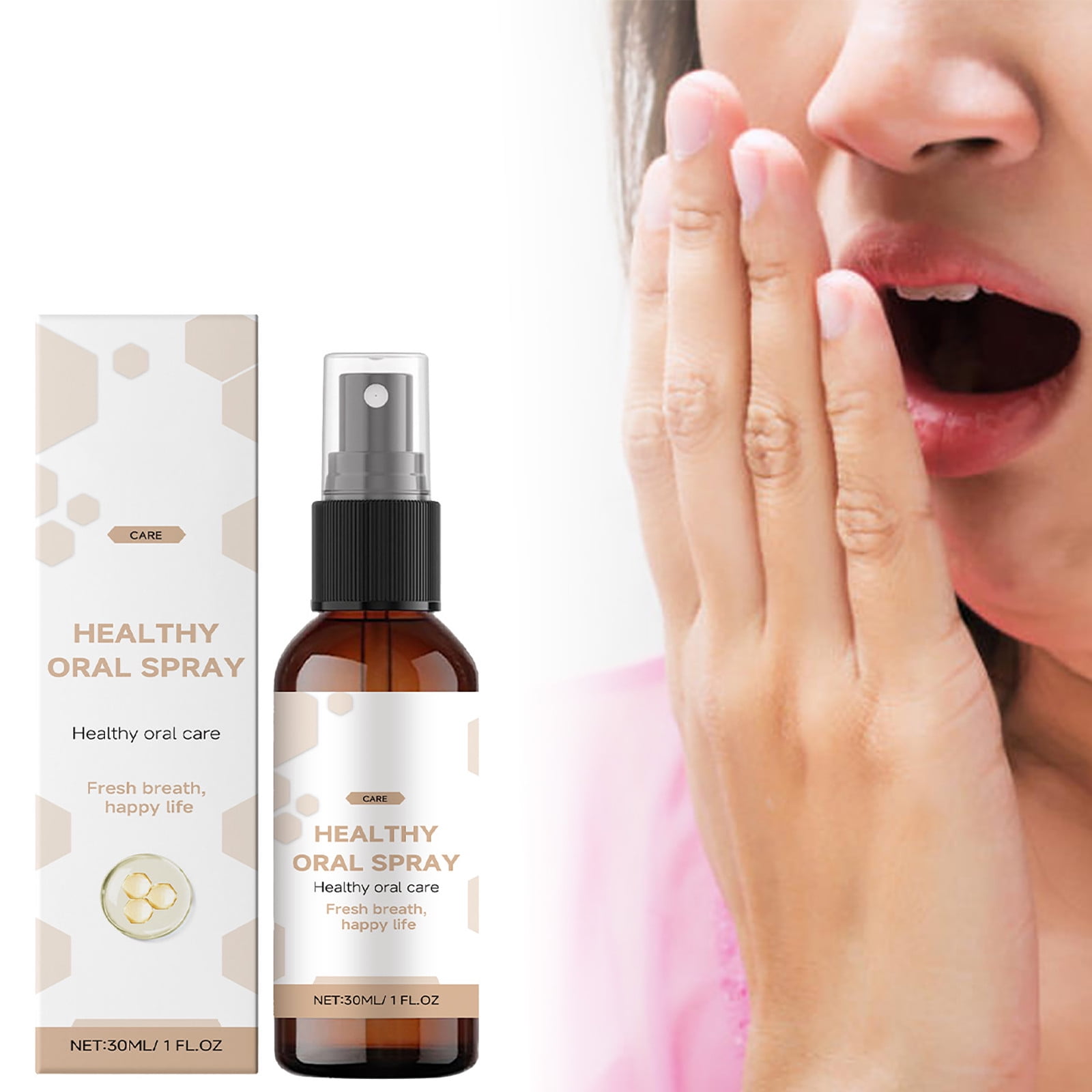 Up to 30% OFF, Oral Spray Fresh Breath Happy Life Refreshing Spray 30ml ...