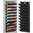 30 Over the Door Shoe Organizer Large Mesh Pocket Hanging Shoe Rack for ...