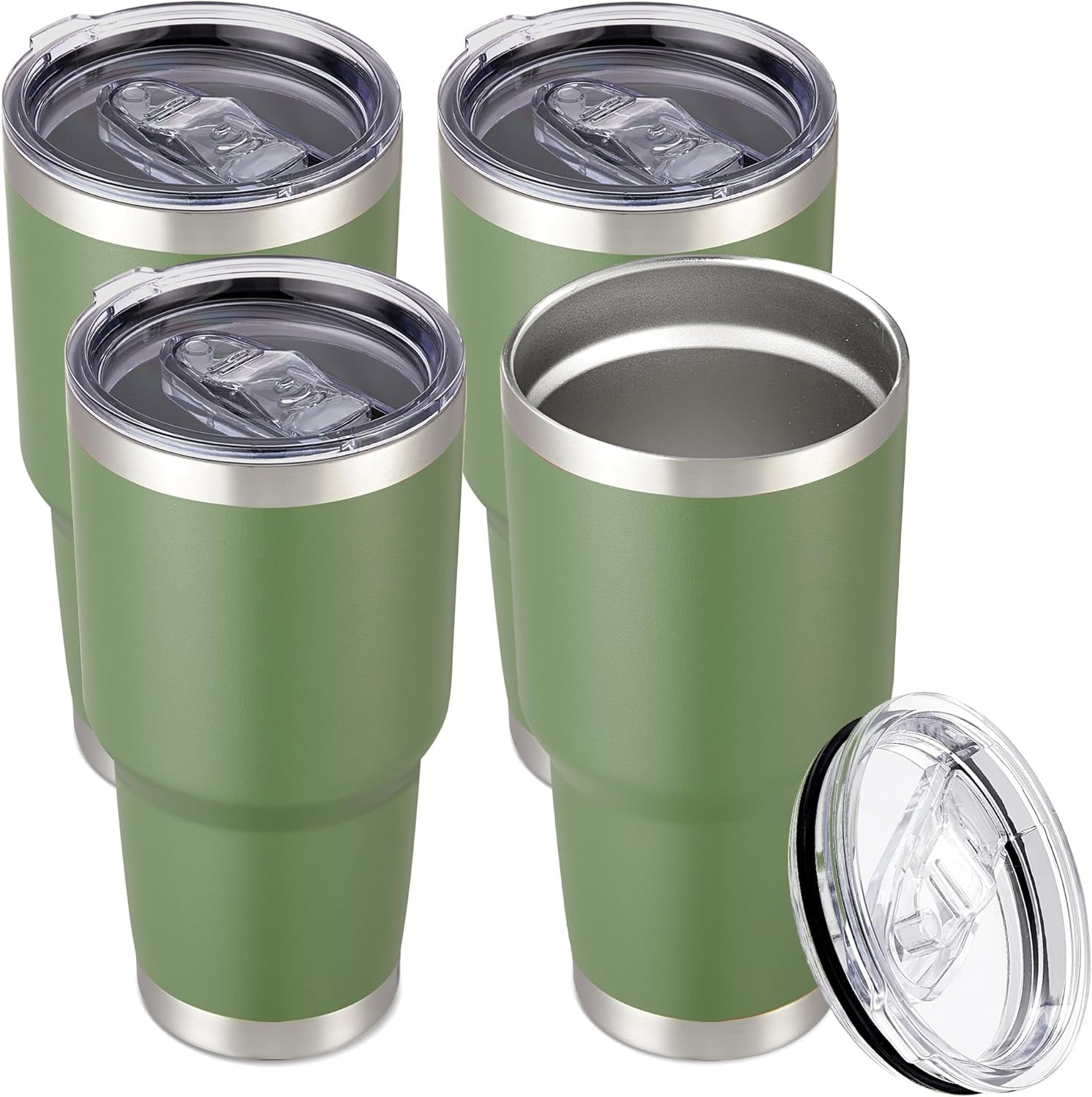 30 Oz Tumbler with Lid Stainless Steel Tumblers Bulk Vacuum Insulated ...