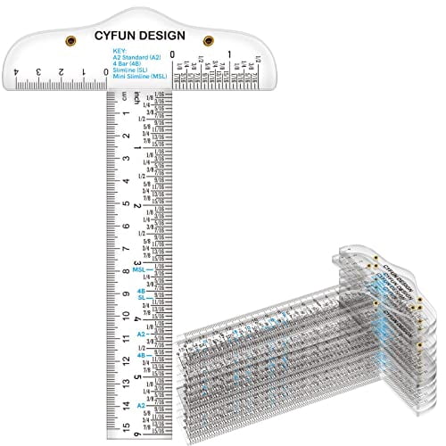 30 PACK 6 Inches Acrylic Clear T-Square Ruler,T Square Ruler ...