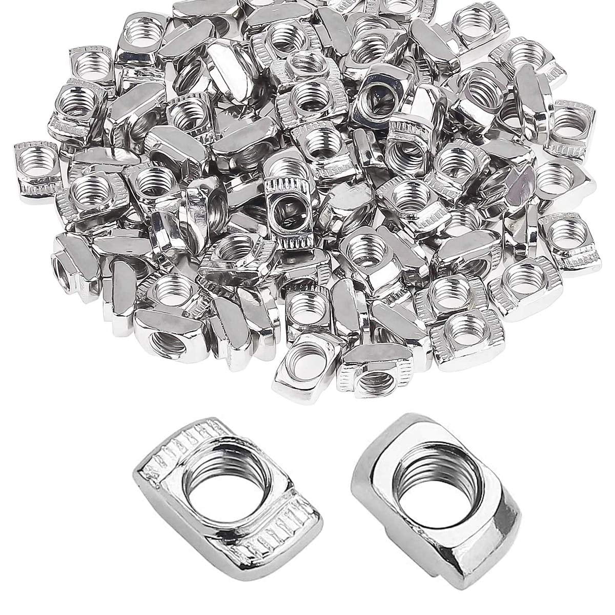 30 PCS 3030 Series T Nuts,M4 T Slot Nut Hammer Head Fastener Nut Nickel ...