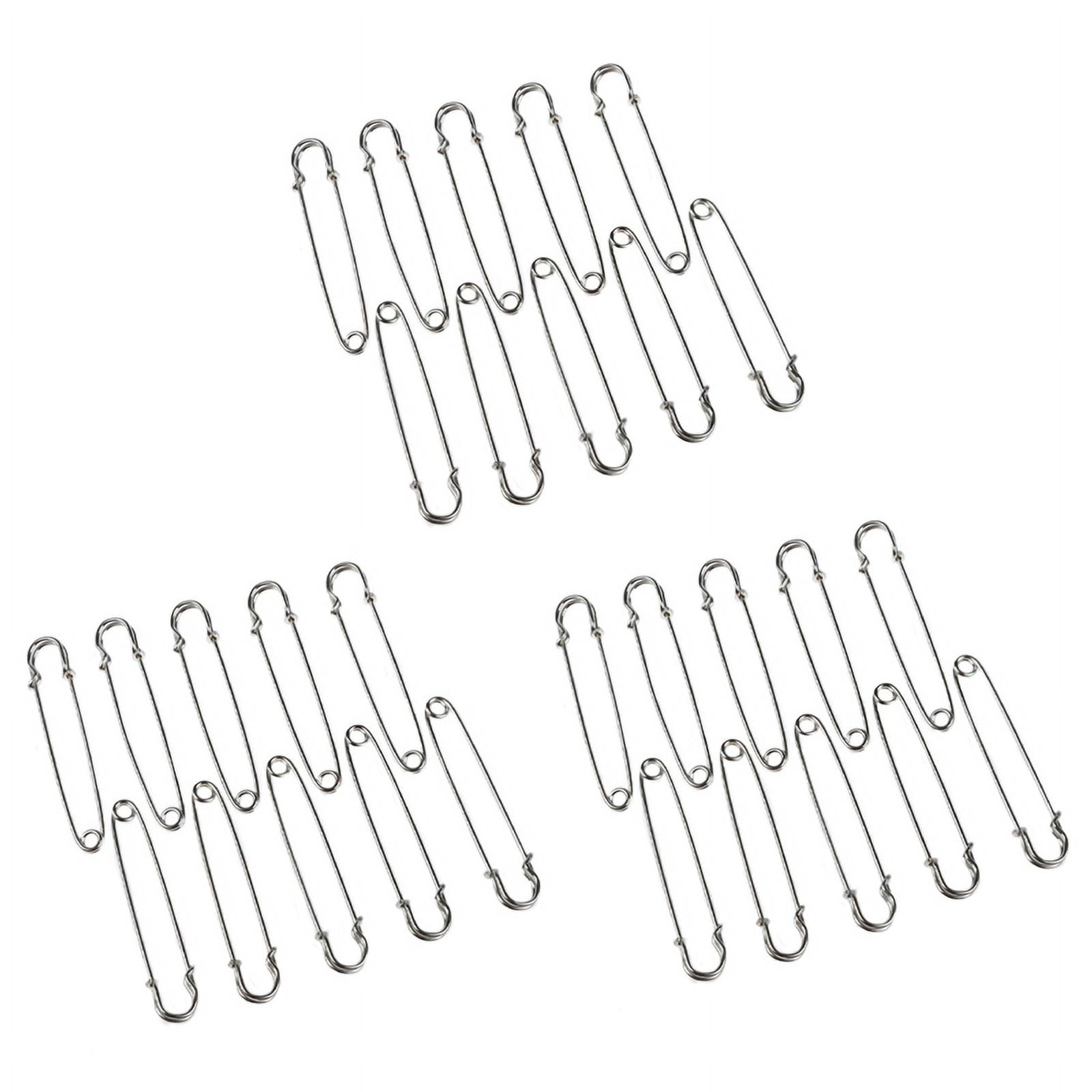 30 PCS 4 Inch Metal Safety Pin--Big and Strong Enough to Hold Heavy ...