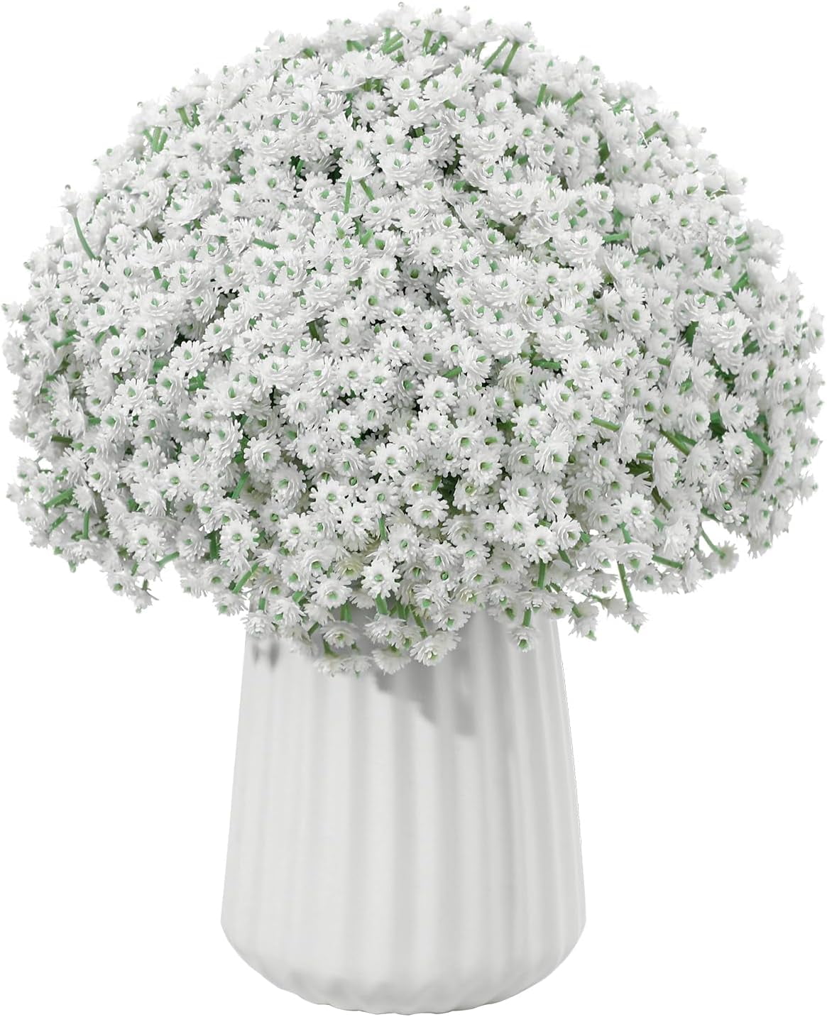 30 PCS 5 Bundles Small White Flowers Artificial Flowers Babys Breath ...