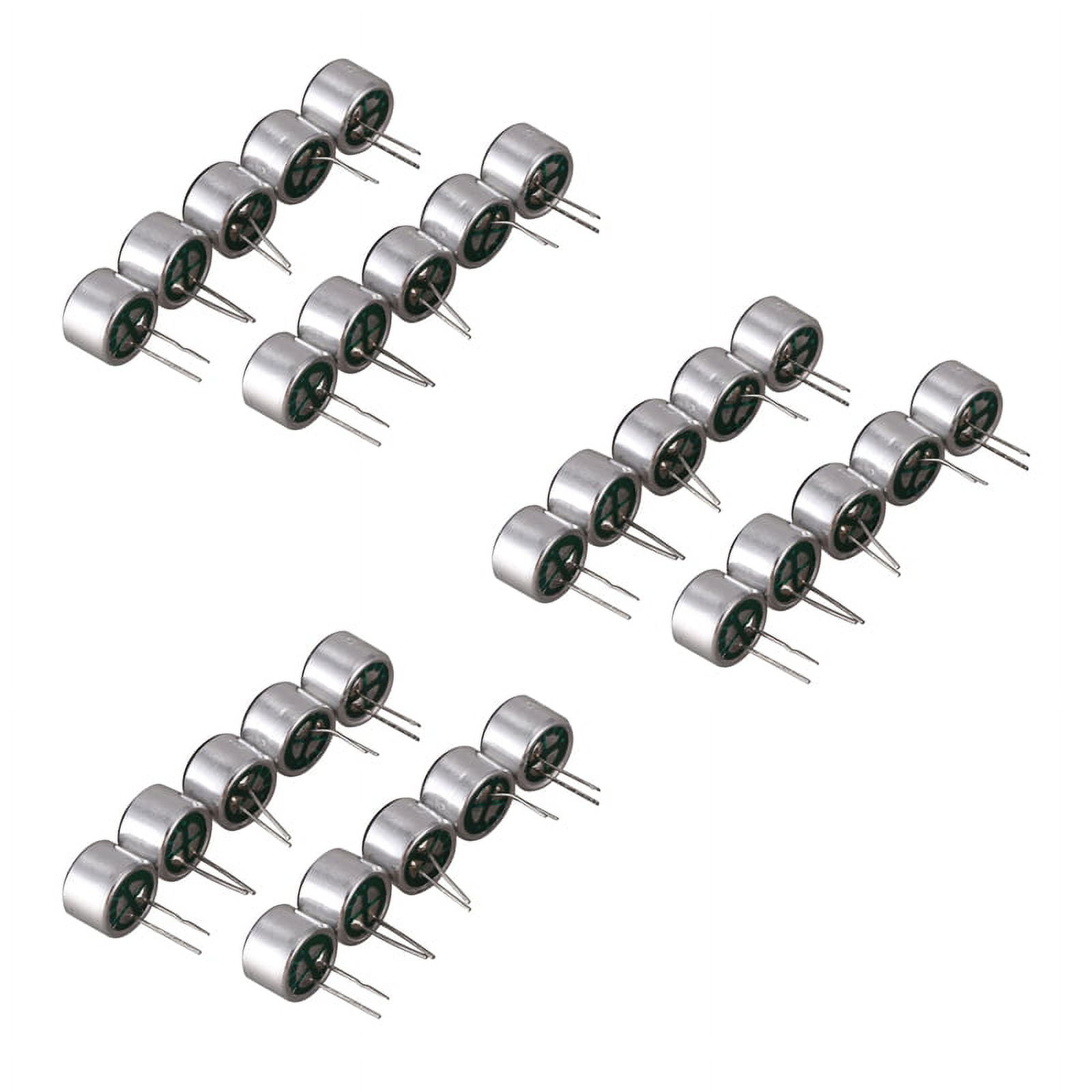 30 PCS 9.7mm x 7mm 2 Pin MIC Capsule Electret Condenser Miniphone ...