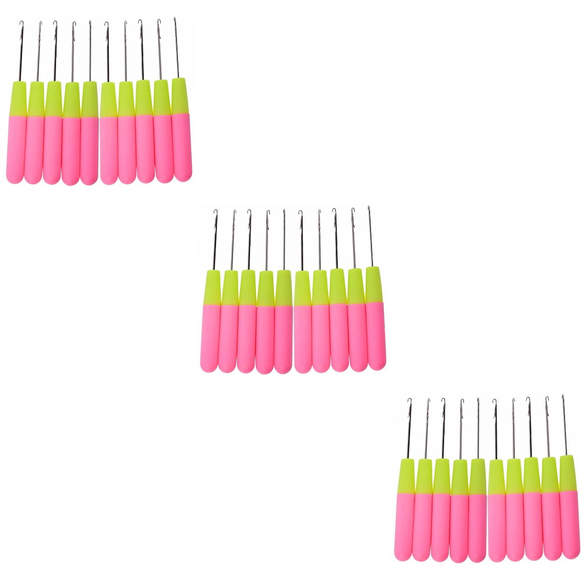 30 PCS Crochet Hook for Hair Braids Knitting Needle Decoration Tool ...