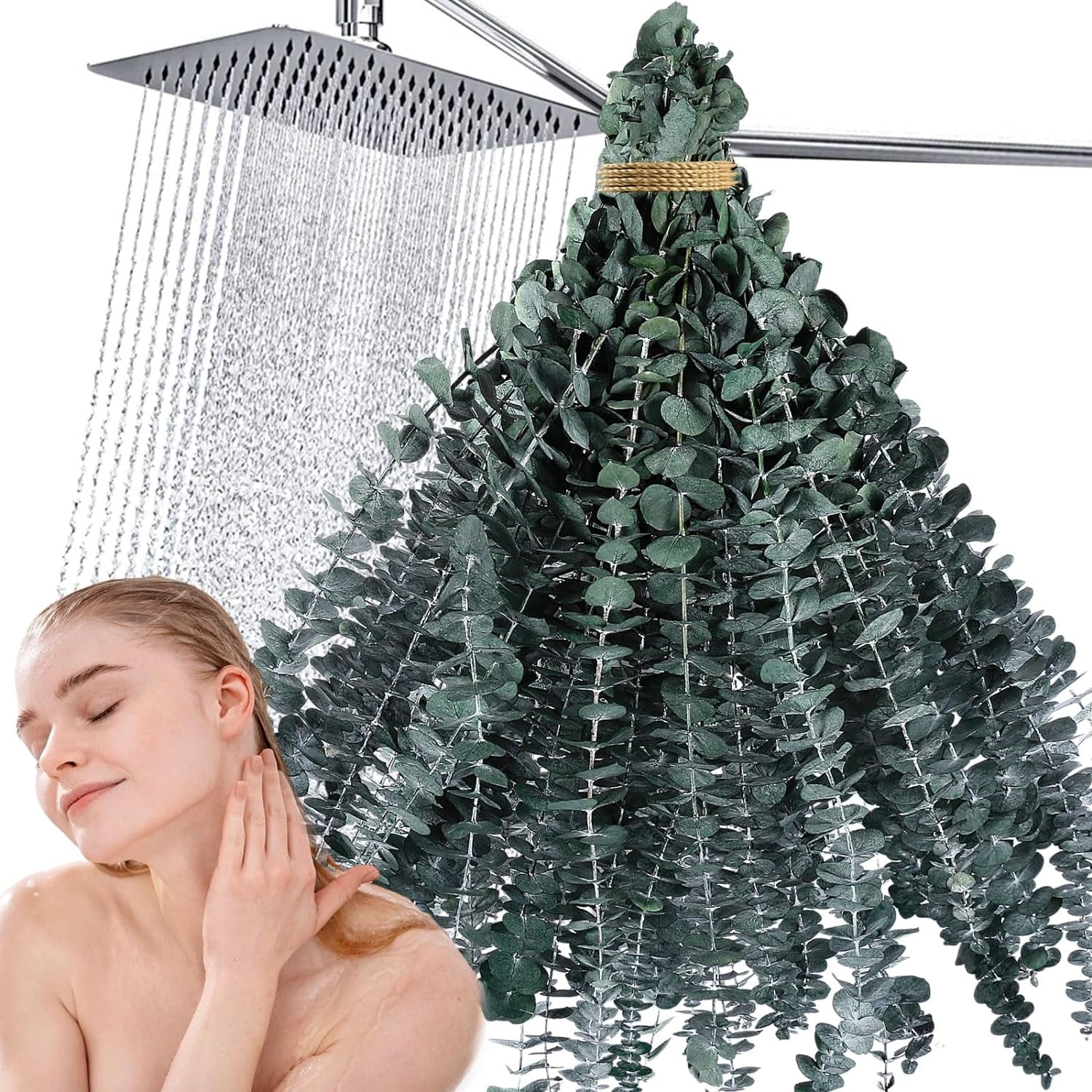 30 PCS Dried Eucalyptus Bundle-17" Natural Fresh Eucalyptus for Shower ...