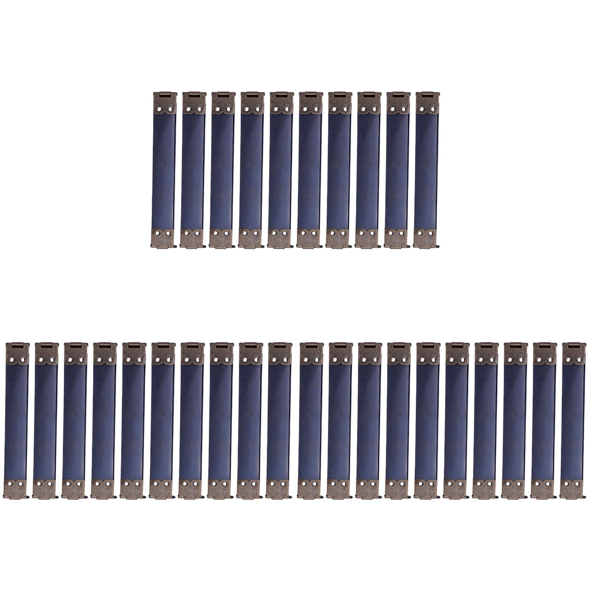 30 PCS Handbag Wallet Spring Clip Hinges Flex Frames for Purses Sewing ...