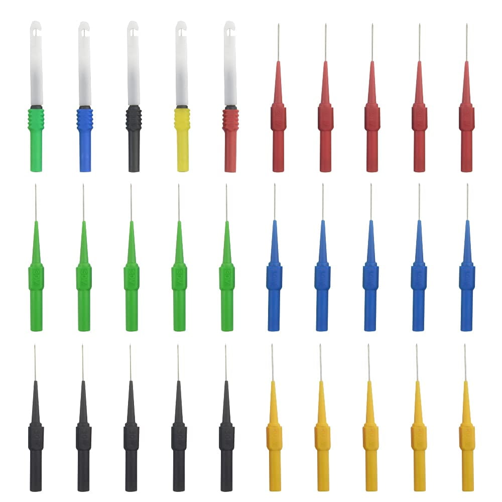 30 PCS Insulation Wire Piercing Probes Set Non-Destructive Back Probes ...