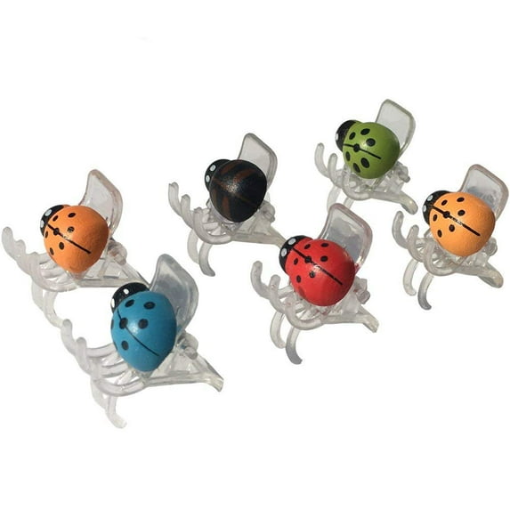 30 PCS Lady Bugs Orchid Clips and Plant Spike Clips Garden Support ...