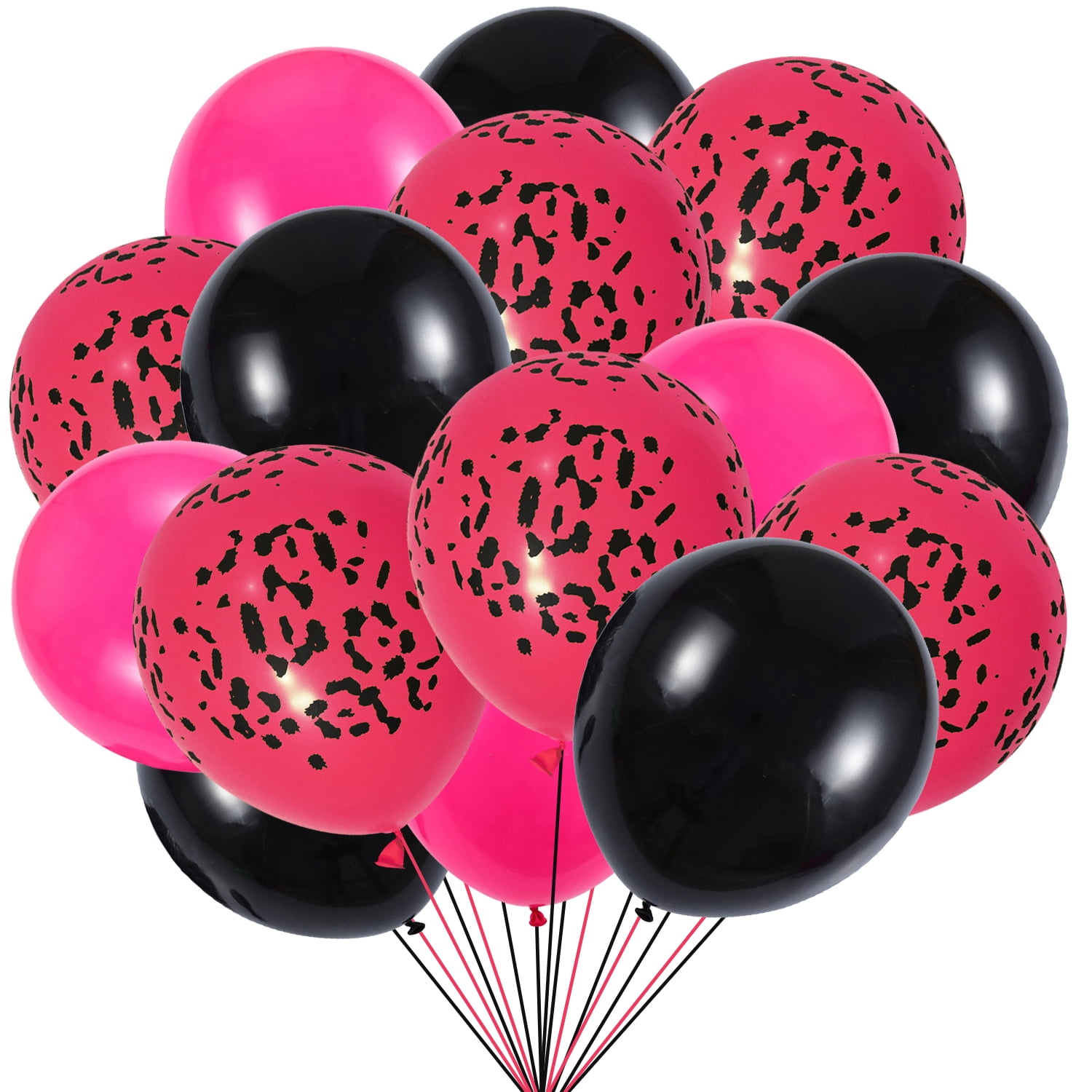 30 PCS Leopard Cheetah Spotted Balloons Jungle Safari Animal Print ...