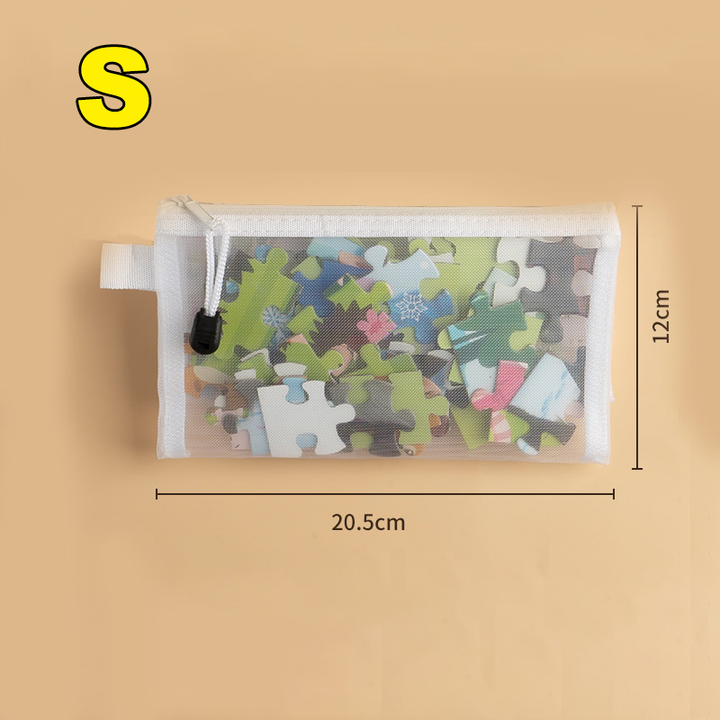 30 PCS Mesh Zipper File Bag Waterproof Moisture-proof Zipper Folder Toy ...