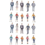 30 PCS Model Man Layout Figures Miniature Models Home Accents Decor ...