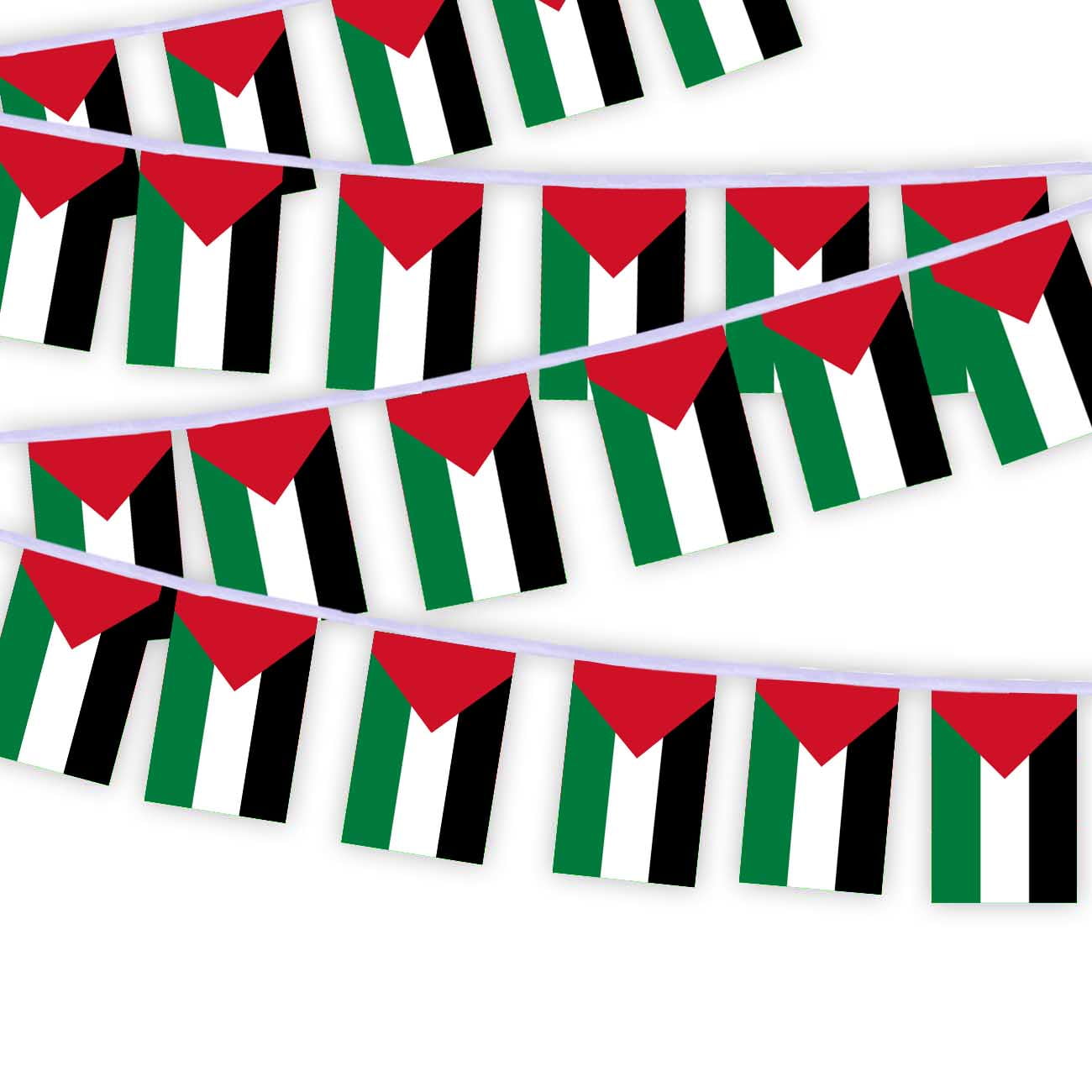 30 PCS Palestine Flag String,32 FT palestinian Bunting,Decoration ...