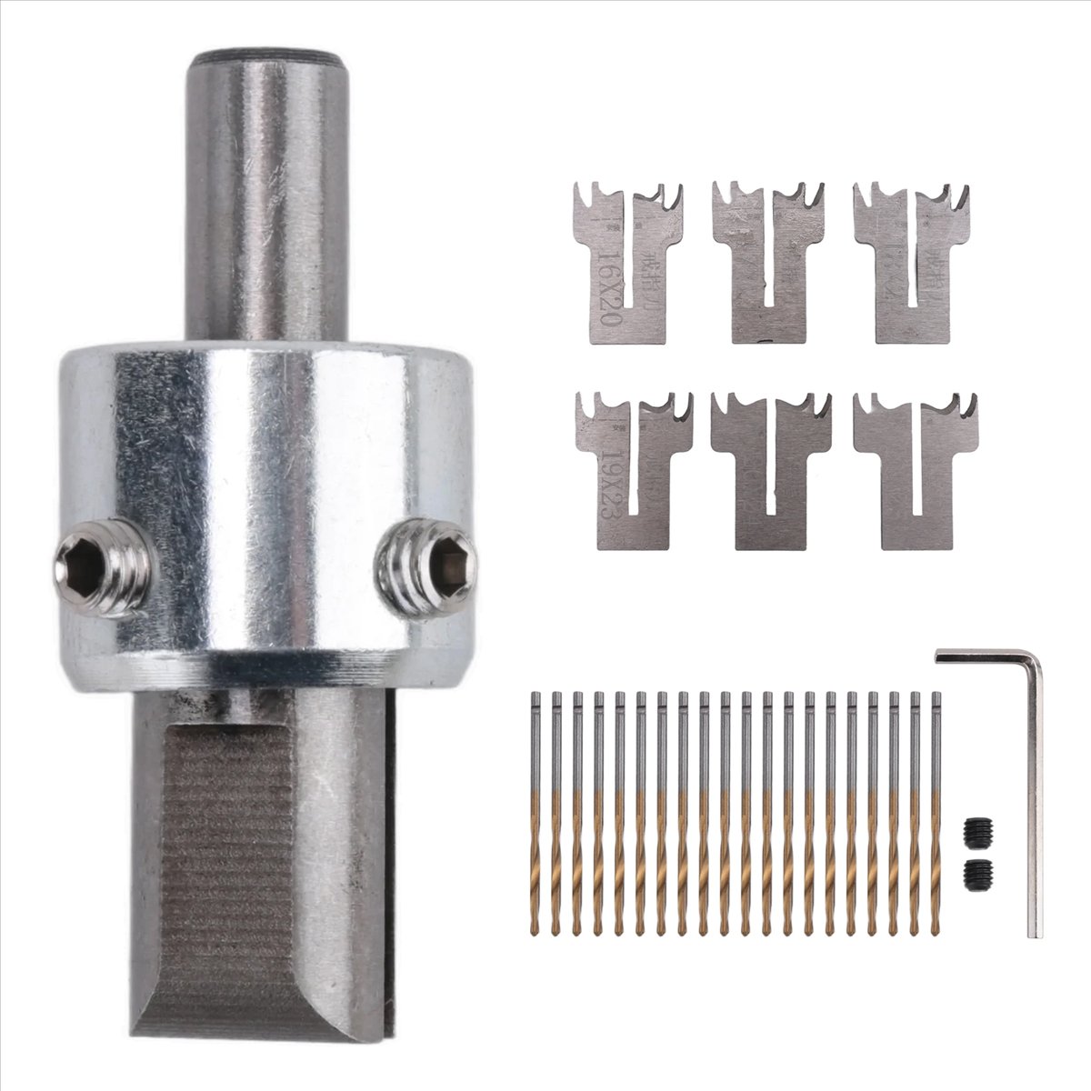 30 PCS Ring Drill Bit Set, 16-21 mm Blades Wood Wooden Maker Steel Bead ...