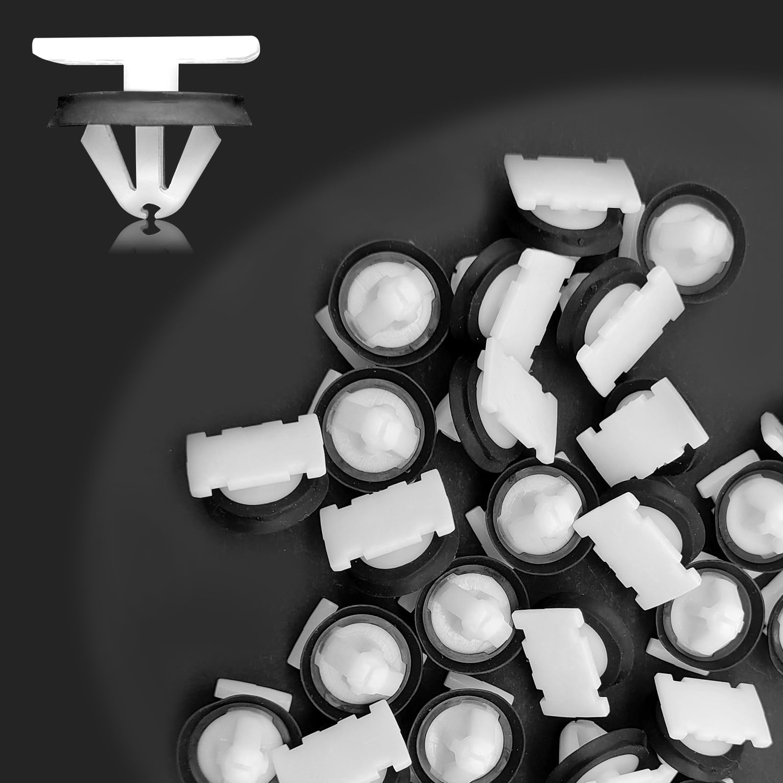 30 PCS Rocker Panel IFF17 Moulding Clip, Panel Retainer Clip ...