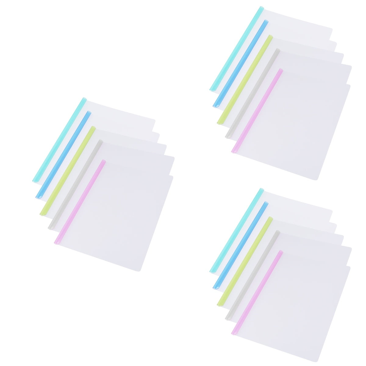 30 PCS Sliding Bar Clamps File Folders A4 Orgnizer Contract Holder for ...