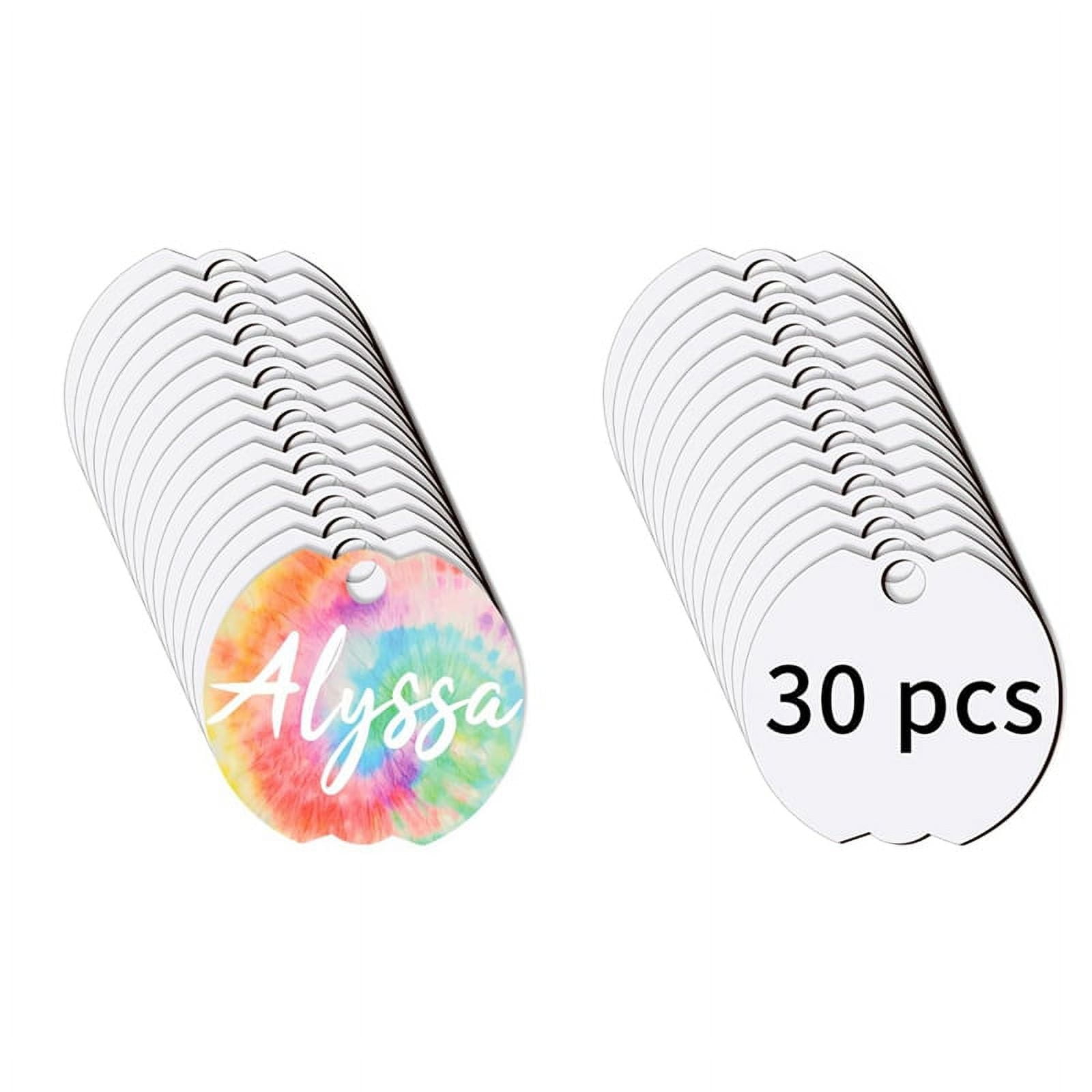30 PCS Sublimation Hardboard Name Plates Blanks for Cup, Sublimation 40 ...