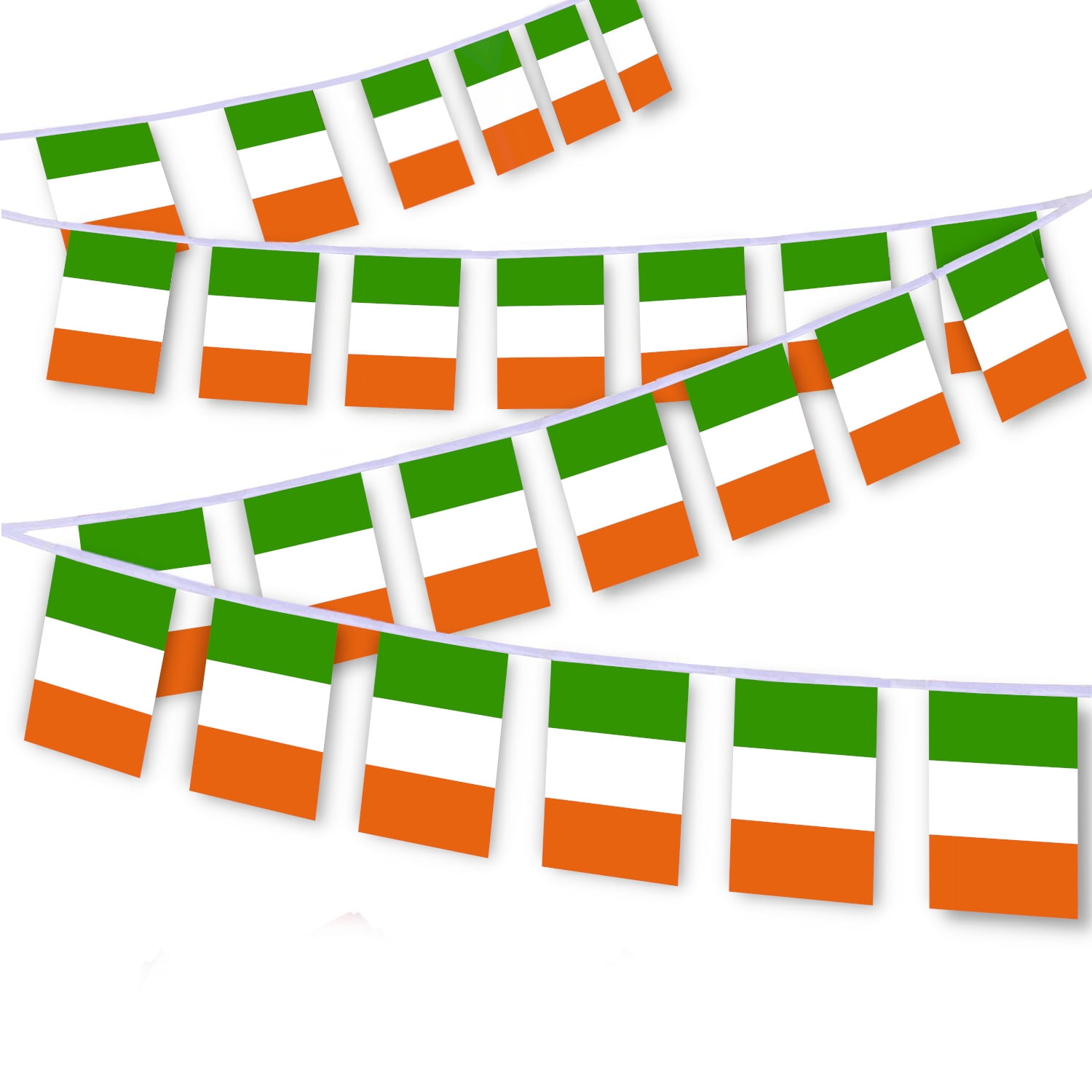 30 PCS ireland Flag String,32 FT Irish Bunting,Decoration Banner for ...