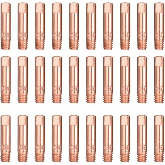 30-Pack .035" Copper Mig Welder Contact Tips For Welding Guns And ...
