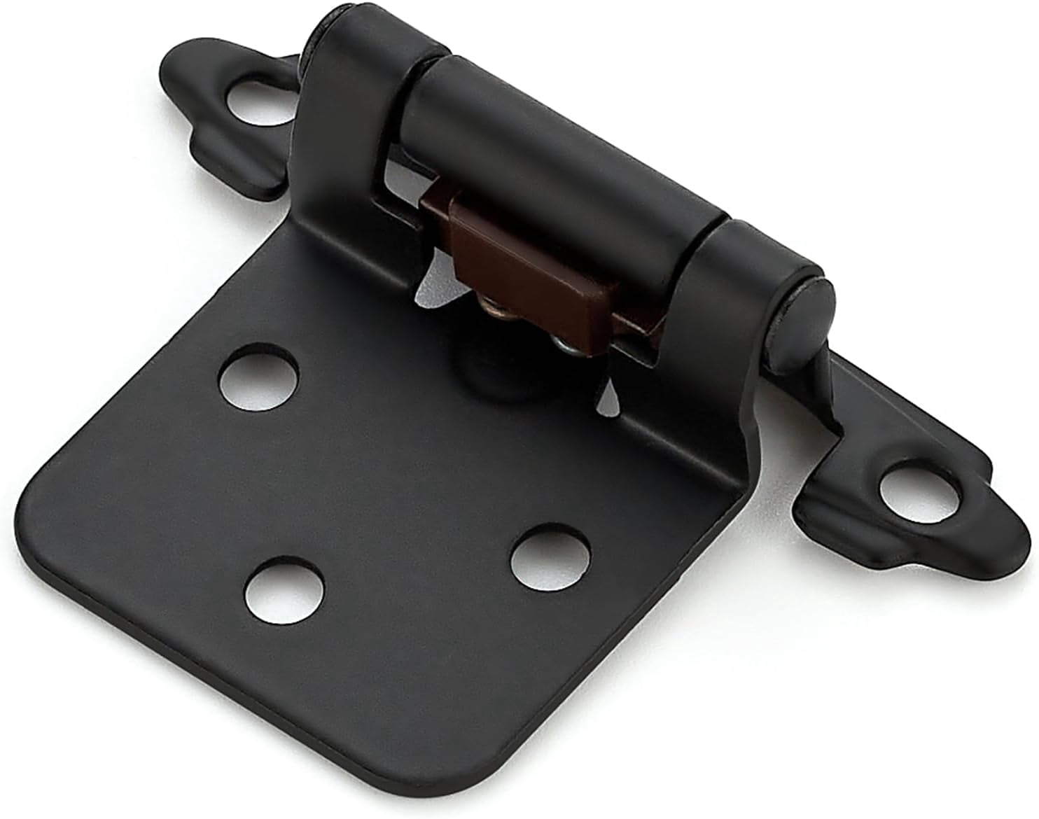 30 Pack (15 Pairs) 1/2" Overlay Cabinet Hinges, Self-Closing Semi ...