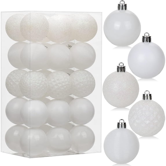 30-Pack 2-Inch Shatterproof Christmas Ball Ornaments – Brown Holiday ...