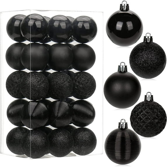 30-Pack 2-Inch Shatterproof Christmas Ball Ornaments – Brown Holiday ...