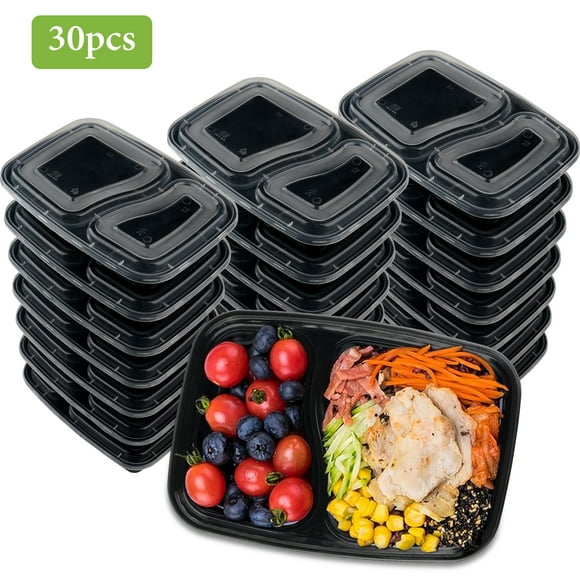 Two Compartment Food Containers