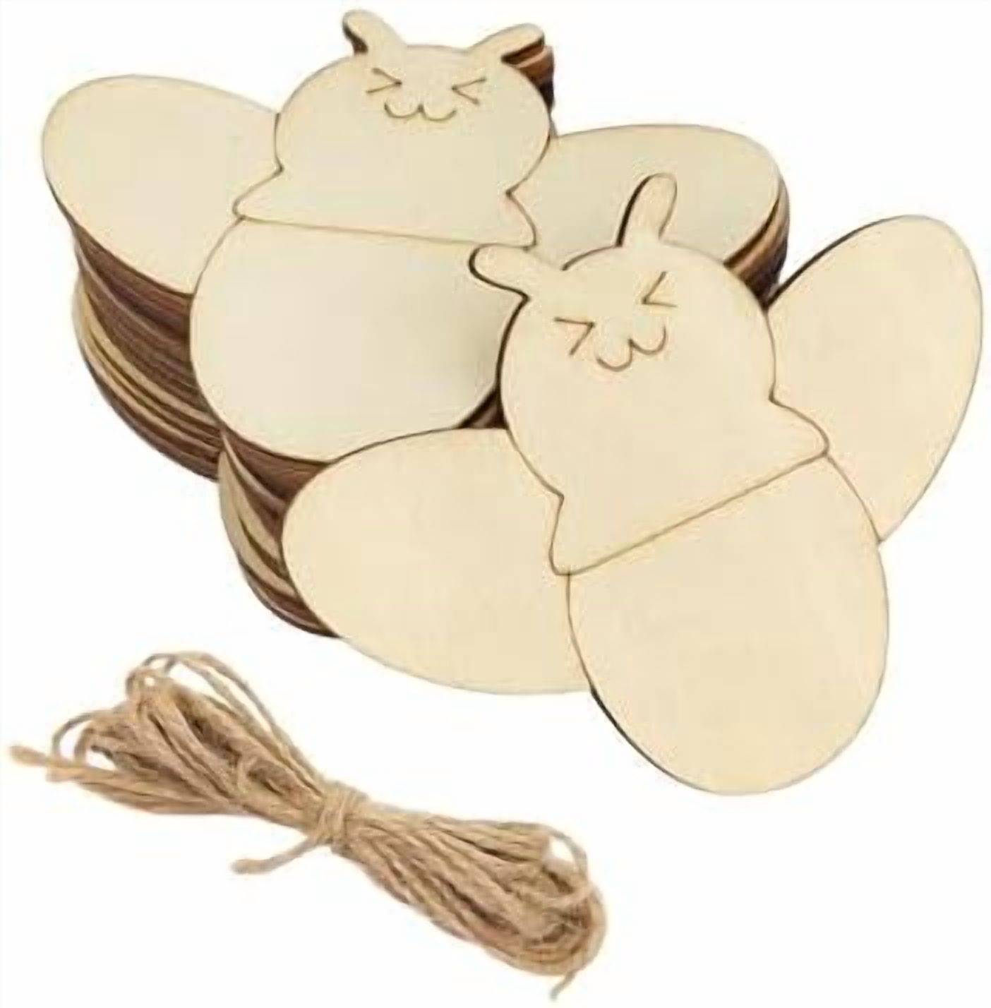 30 Pack 4 Inch Wood Firefly Crafts Unfinished Wood Firefly Cutouts ...