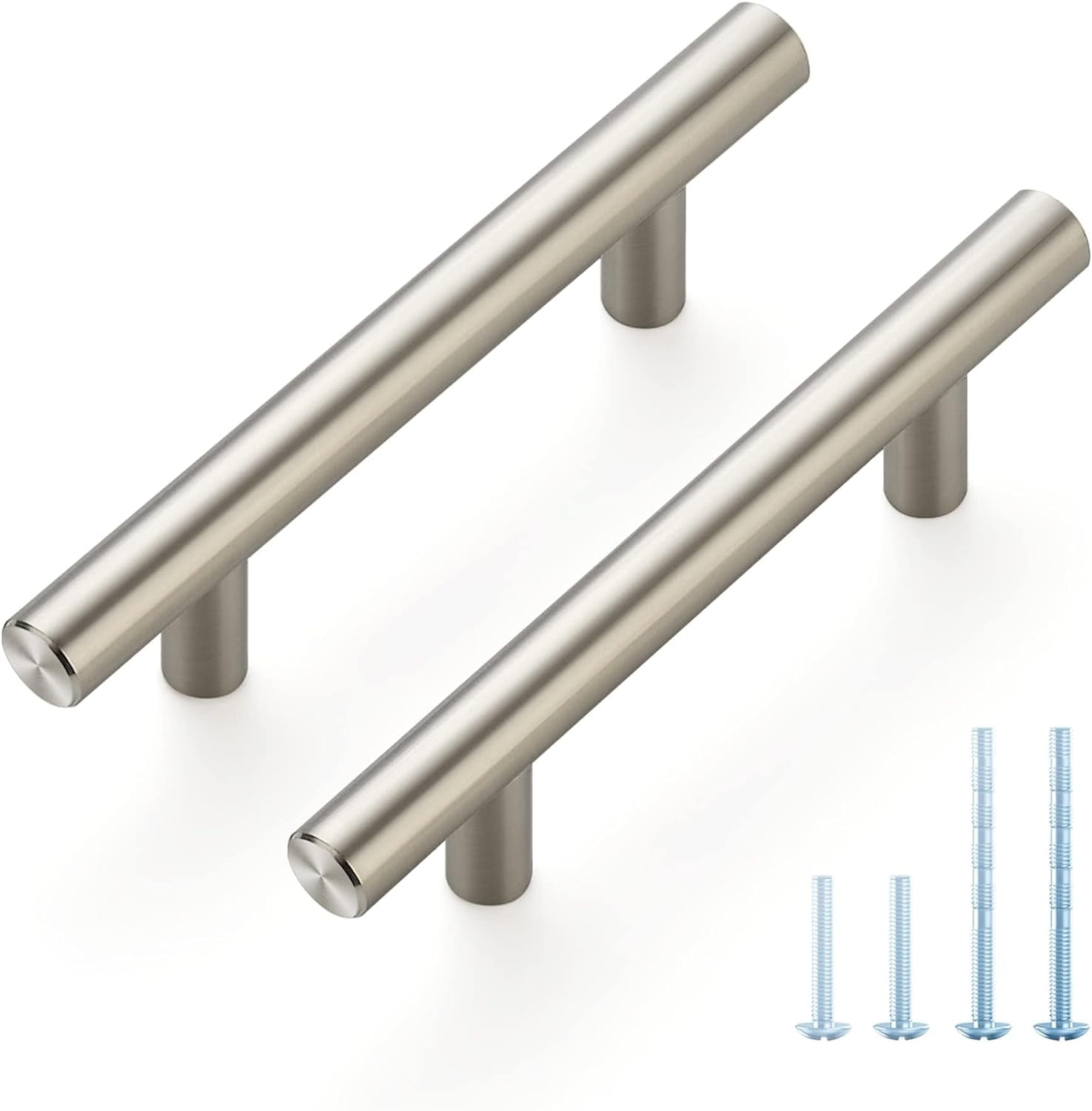 30 Pack 5 Inch Cabinet Pulls, 3 Inch (76mm) Hole Center Stainless Steel ...