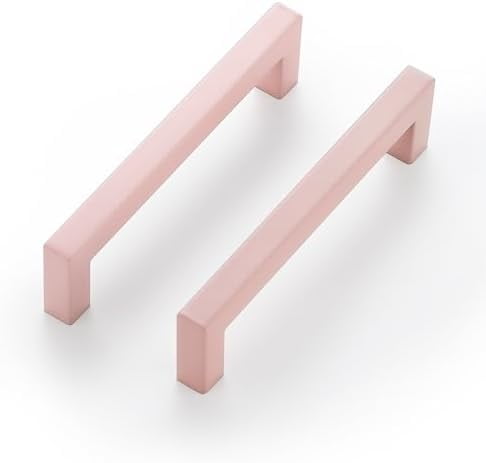 30 Pack 5 Inch Kitchen Square Cabinet Handles Matte Black Pulls Drawer ...
