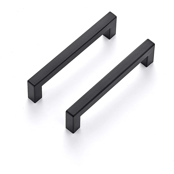30 Pack 5 Inch Kitchen Square Cabinet Handles Matte Pulls Drawer ...