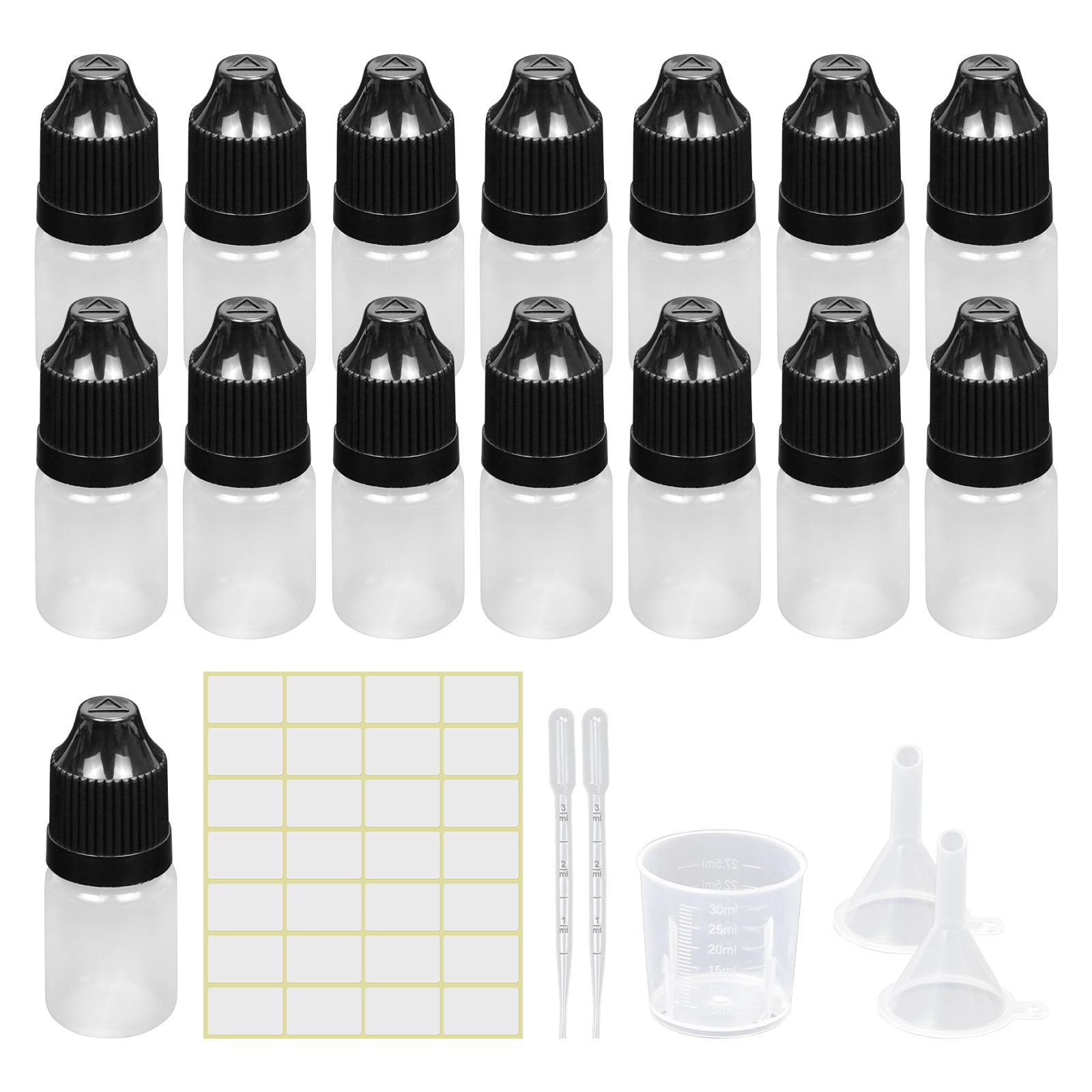 30 Pack 5ml Plastic Dropper Bottle, Plastic Empty Squeezable Dropper ...
