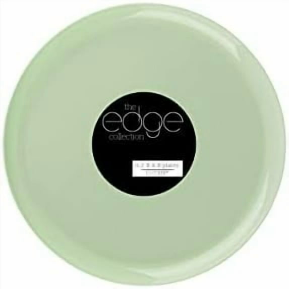 [30 Pack 6.3''] Mint Green Plastic Party Plates Edge Collection Premium ...