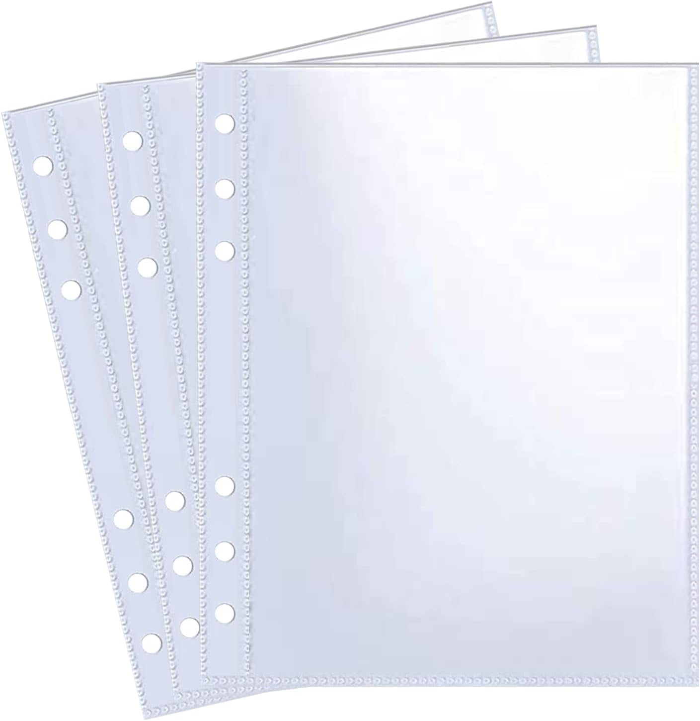 30 Pack 60 Pockets 5x7” Photocard Sleeves for 6 Ring A5 Binder, Ultra ...