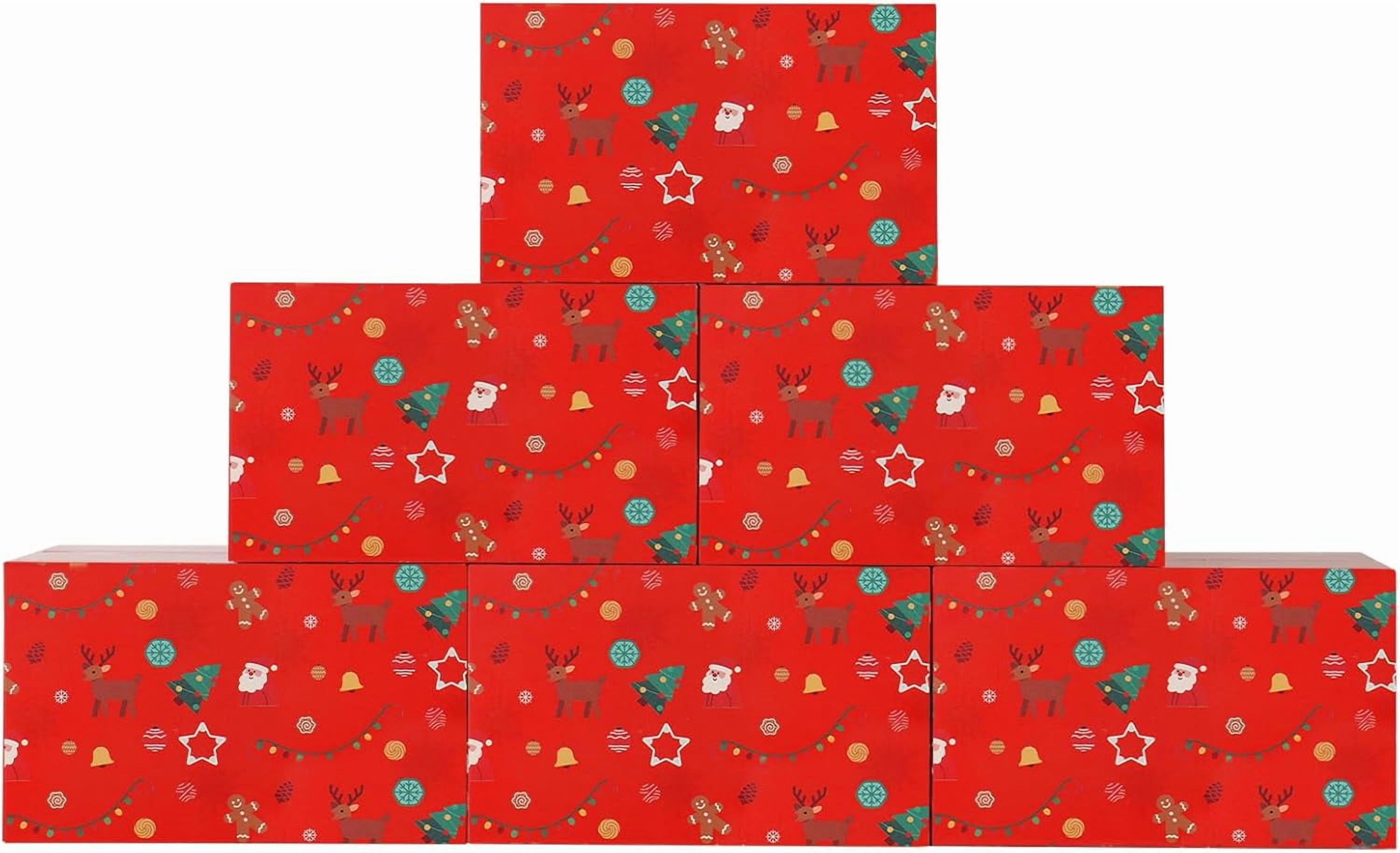 30 Pack 6x4x4 Shipping Boxes for Small Business, Colorful Corrugated ...