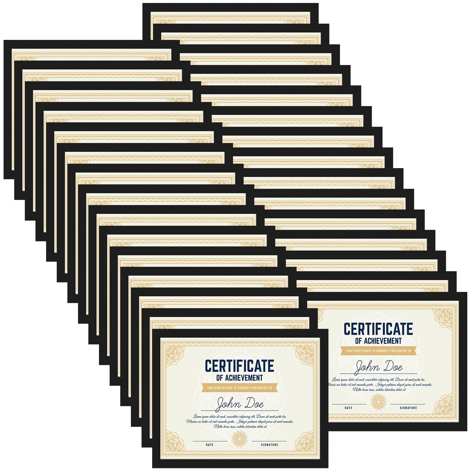 30 Pack Magnetic Document Frame 8.5x11, Plastic Certificate Award Frame ... 30 Pack Magnetic Document Frame 8.5x11, Plastic Certificate Award Frame ...