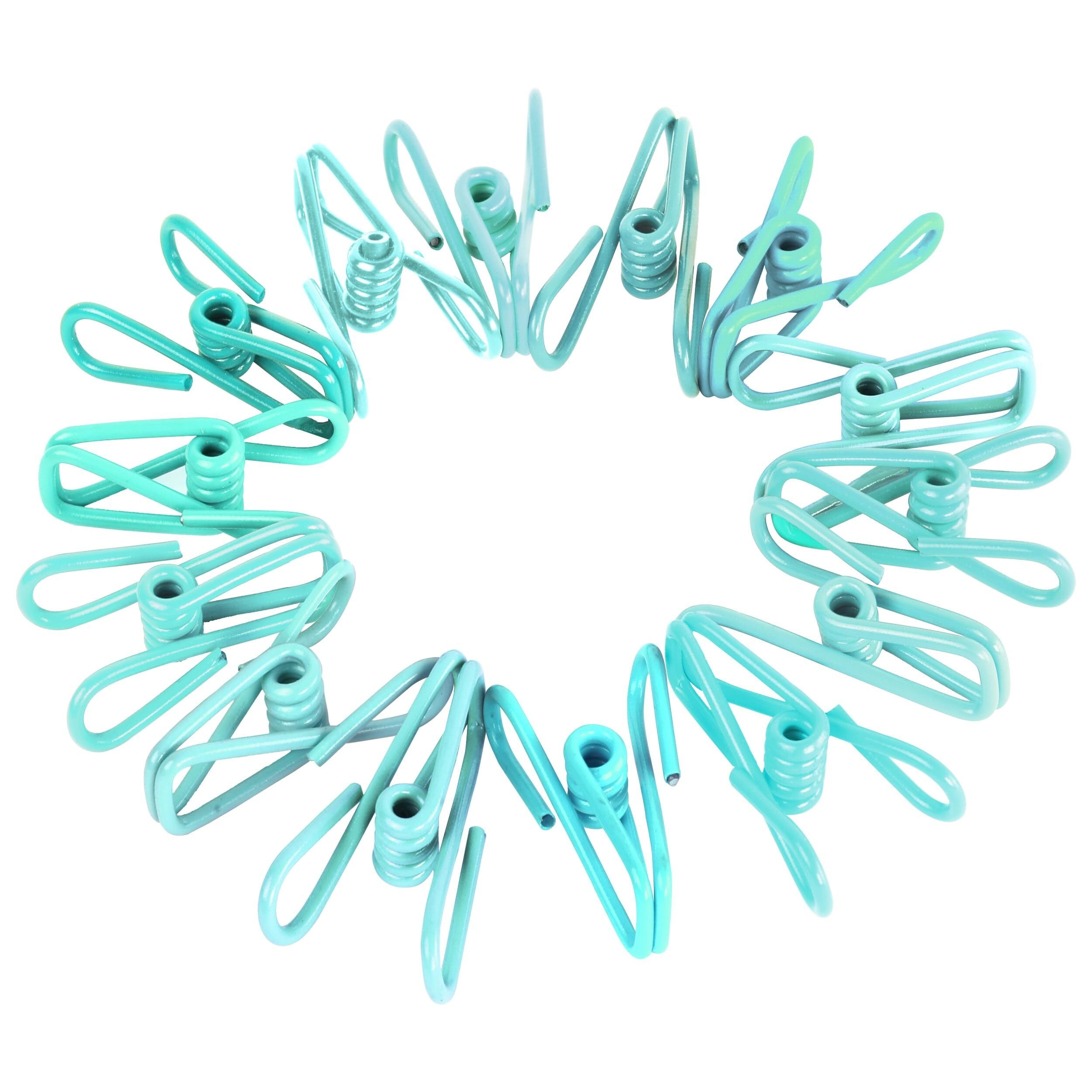 30 Pack Assorted Chip Bag Clips Utility - PVC 2 Inch Coated Colorful ...