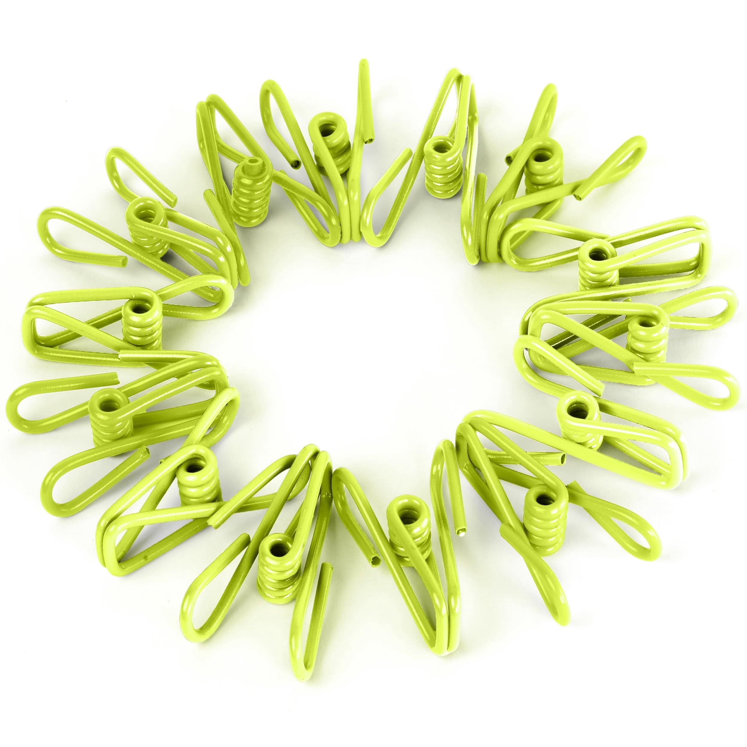 30 Pack Assorted Chip Bag Clips Utility - PVC 2 Inch Coated Colorful ...
