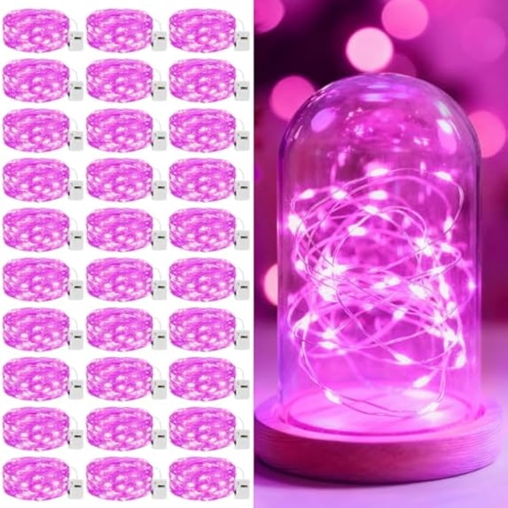 30 Pack Battery Operated Fairy Lights 7ft 20LED with 3 Modes ...