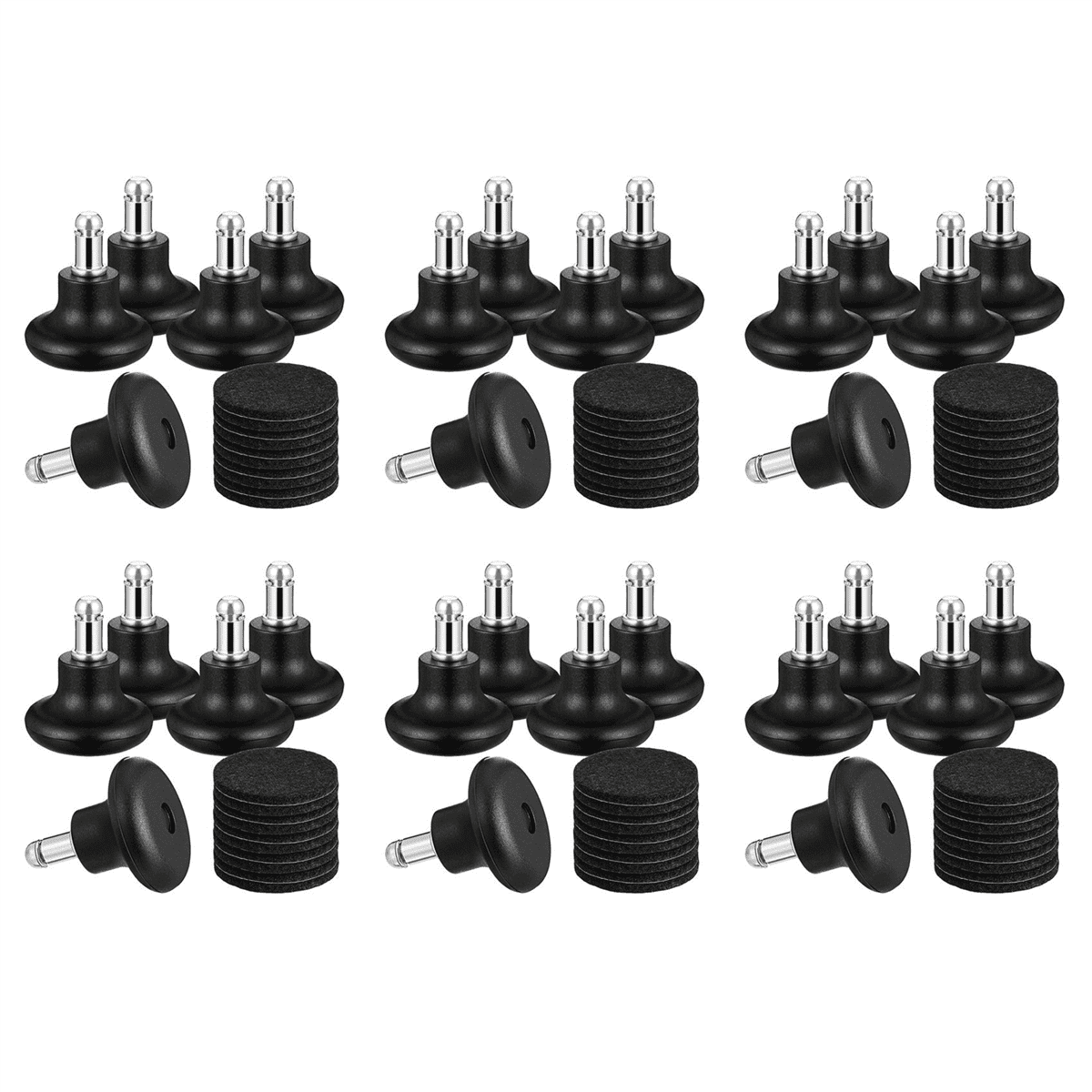 30 Pack Bell Glides for Office Chair Without Wheels, Replacement ...