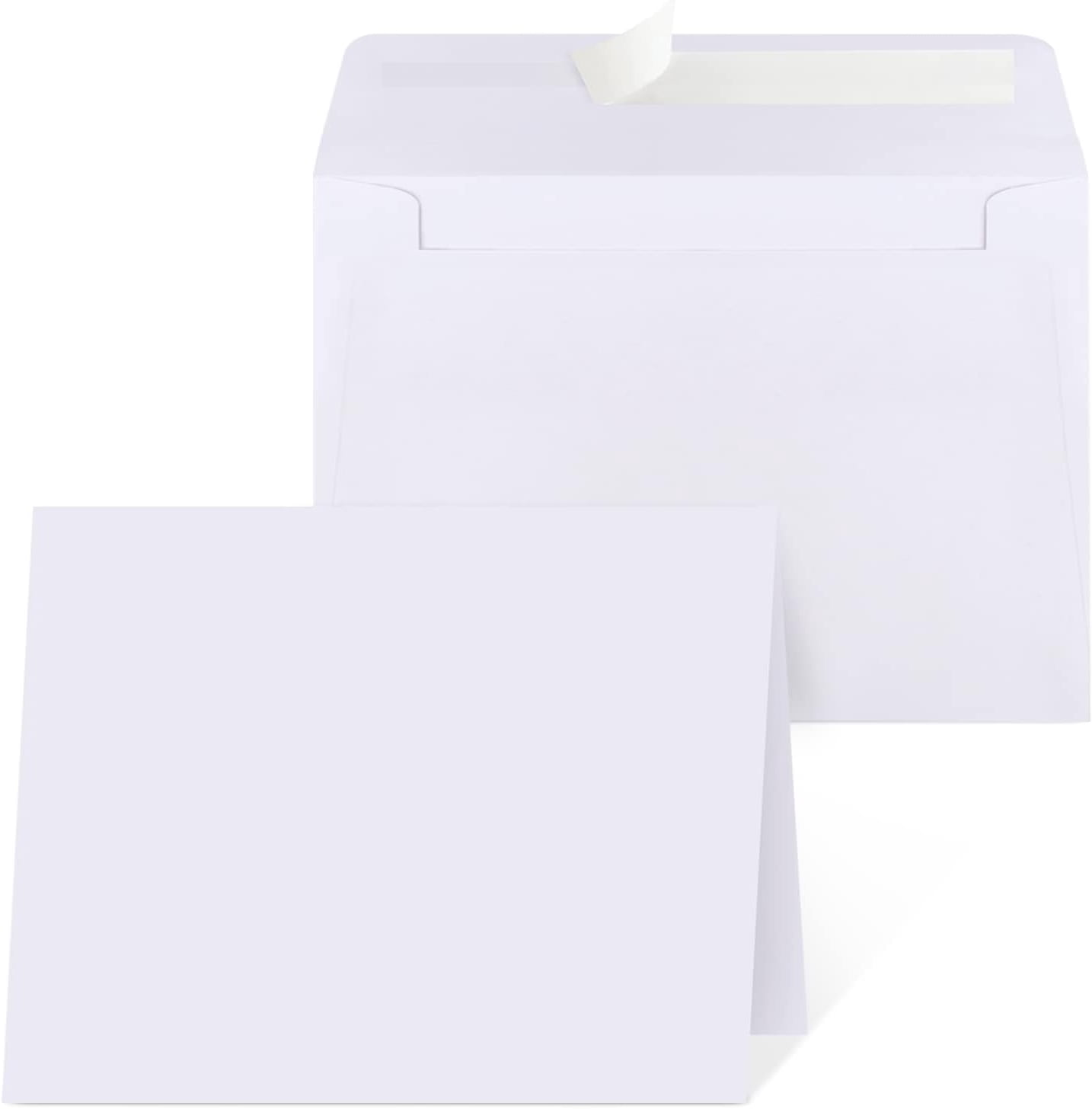 30 Pack Blank Greeting Cards and Envelopes 4x6 White for All Occasions ...