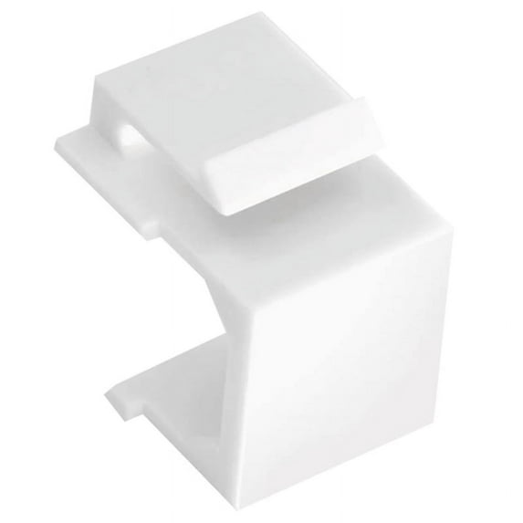 30-Pack Blank Jack Inserts for Wall Plate and Patch Panel - White ...