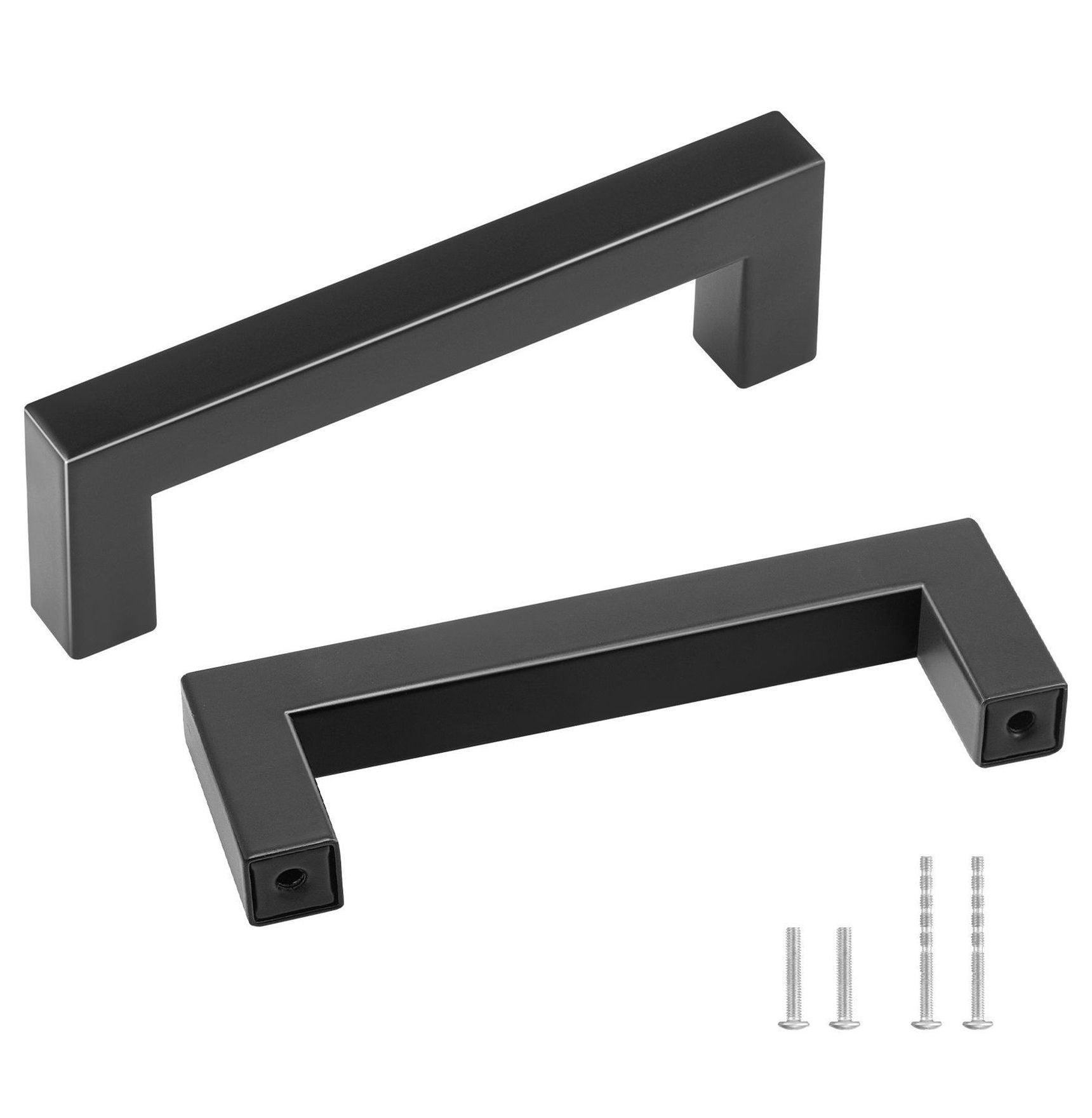 30-Pack Cabinet Pulls, 96mm Center-to-Center Slim Square Drawer Handles ...