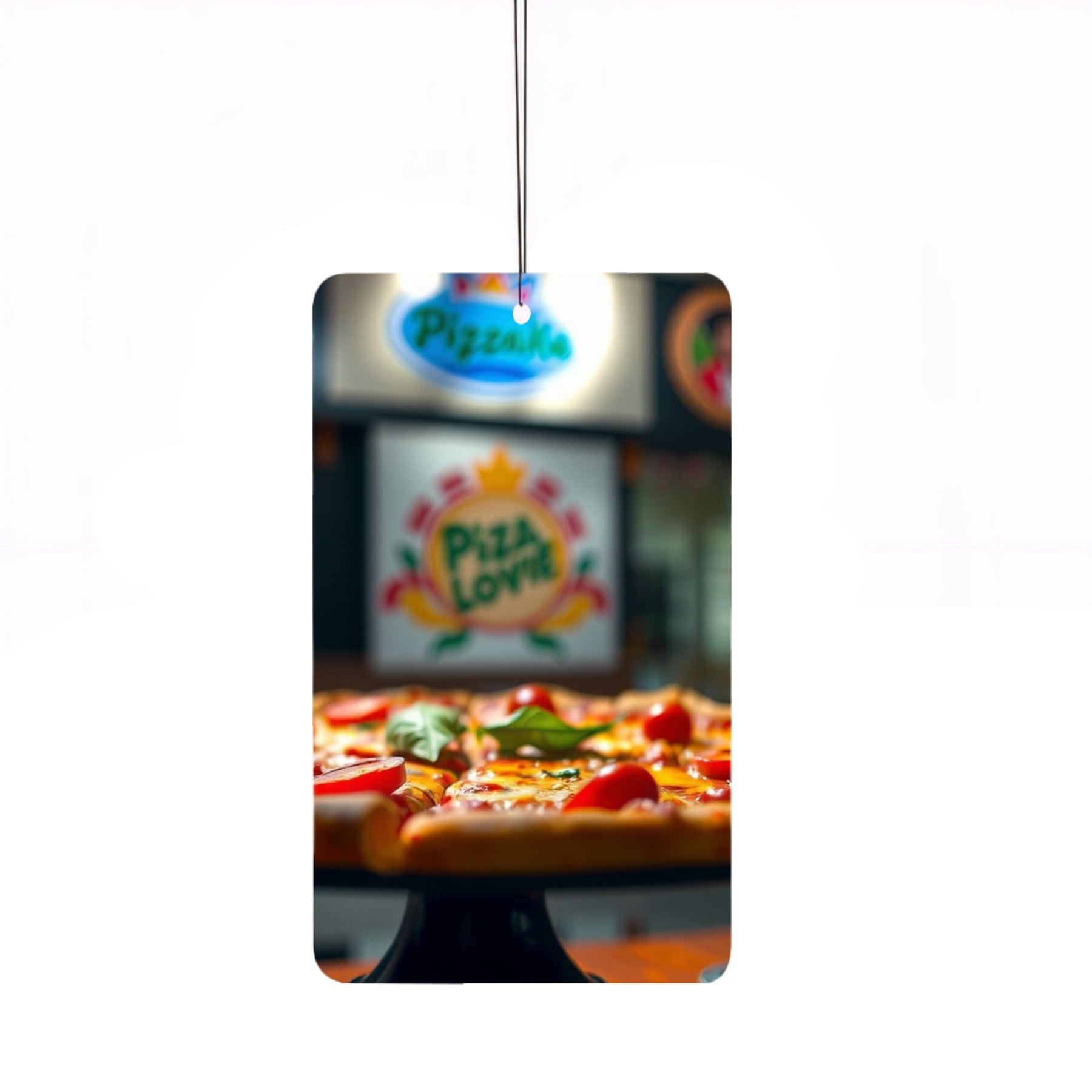 30-Pack Car Air Fresheners - Pizza Design with Fresh Basil & Tomato ...