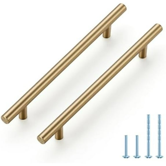 30 Pack Champagne Bronze Cabinet Pulls – 8-13/16 Inch Length, 6-1/4 ...