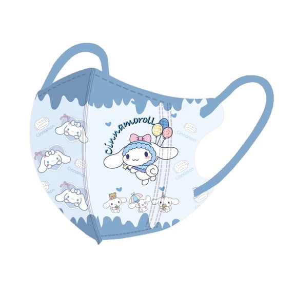 30-Pack Cinnamoroll Kids Disposable 3D Face Masks - Breathable ...
